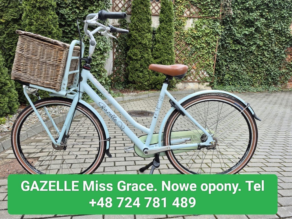 Rower miejski GAZELLE Miss Grace opony Stan | Malbork | Ogłoszenie na ...