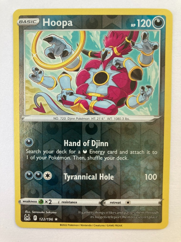 Hoopa / Pokemon / LOR 122/196 | Warszawa | Kup teraz na Allegro Lokalnie