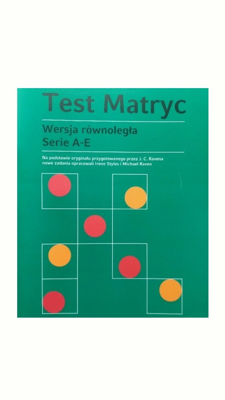 Testy Ravena/wersja równoległa/ Raven test | Żagań | Kup teraz na ...