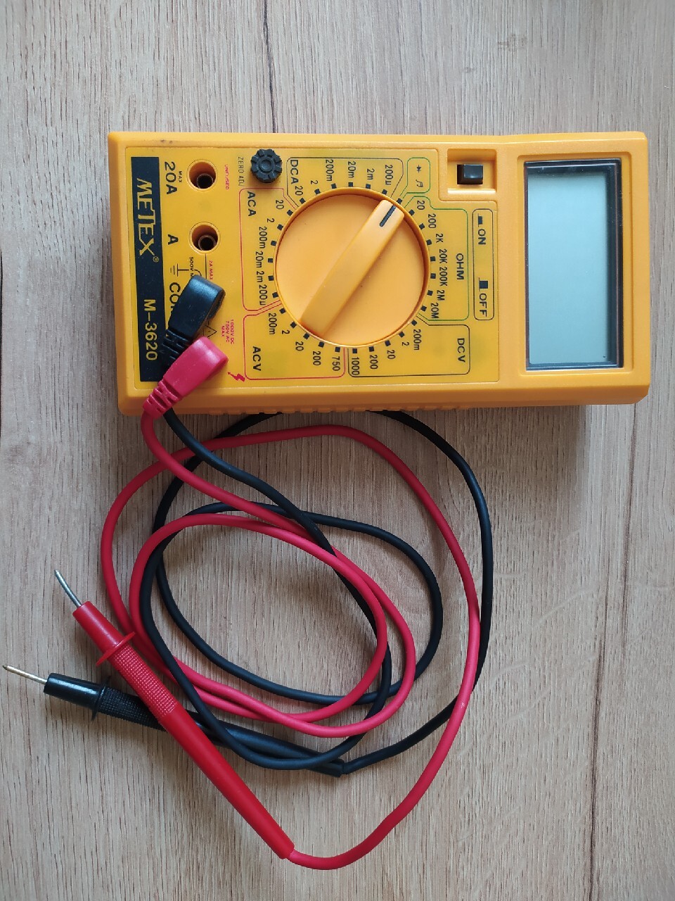 Multimetr, miernik Metex M-3620 + przewody | Płock | Licytacja na ...