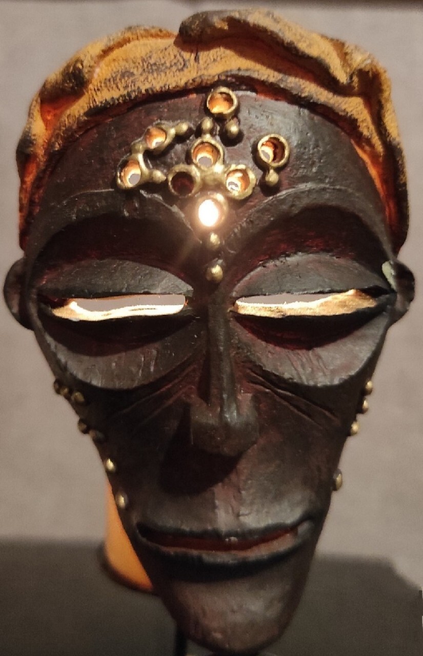 Świecznik voodoo wzór afrykańskiej maski Halloween | Aleksandrów Łódzki ...