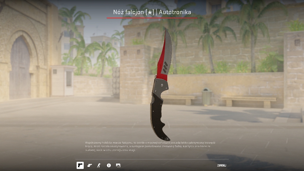Kosa Cs 2 CS:GO Falchion Knife Autotronic NÓŻ | Warszawa | Ogłoszenie ...