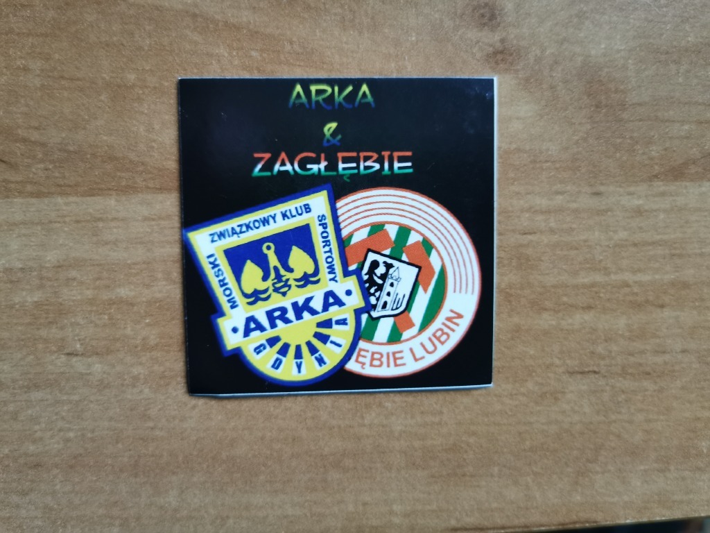 Vlepki Arka Gdynia & Zagłębie Lubin | Kraków | Licytacja na Allegro ...