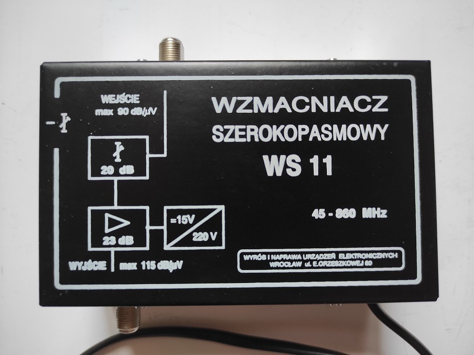 Wzmacniacz szerokopasmowy WS 11 | Wrocław | Kup teraz na Allegro Lokalnie