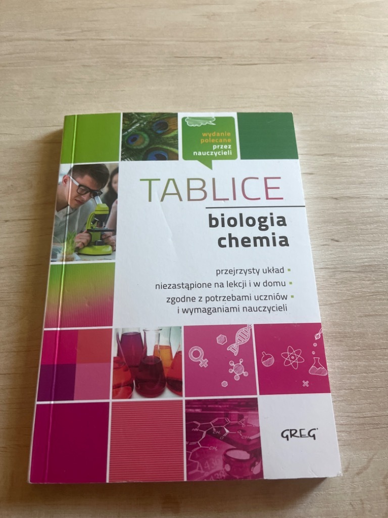 Greg tablice z biologii i chemii | Lubycza królewska | Kup teraz na ...