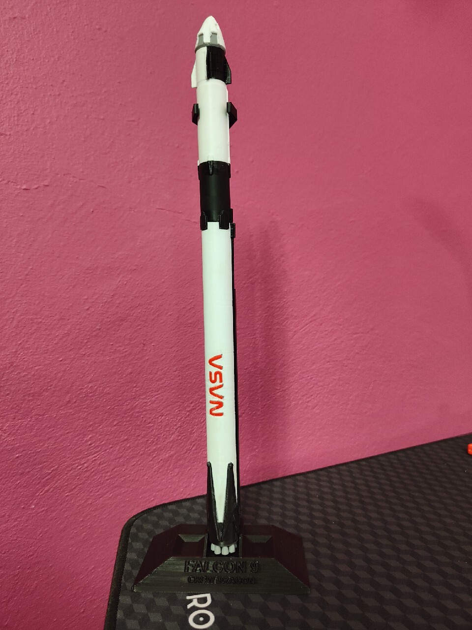 Model rakiety SpaceX Falcon 9 crew dragon | Żelechów | Kup teraz na Allegro Lokalnie