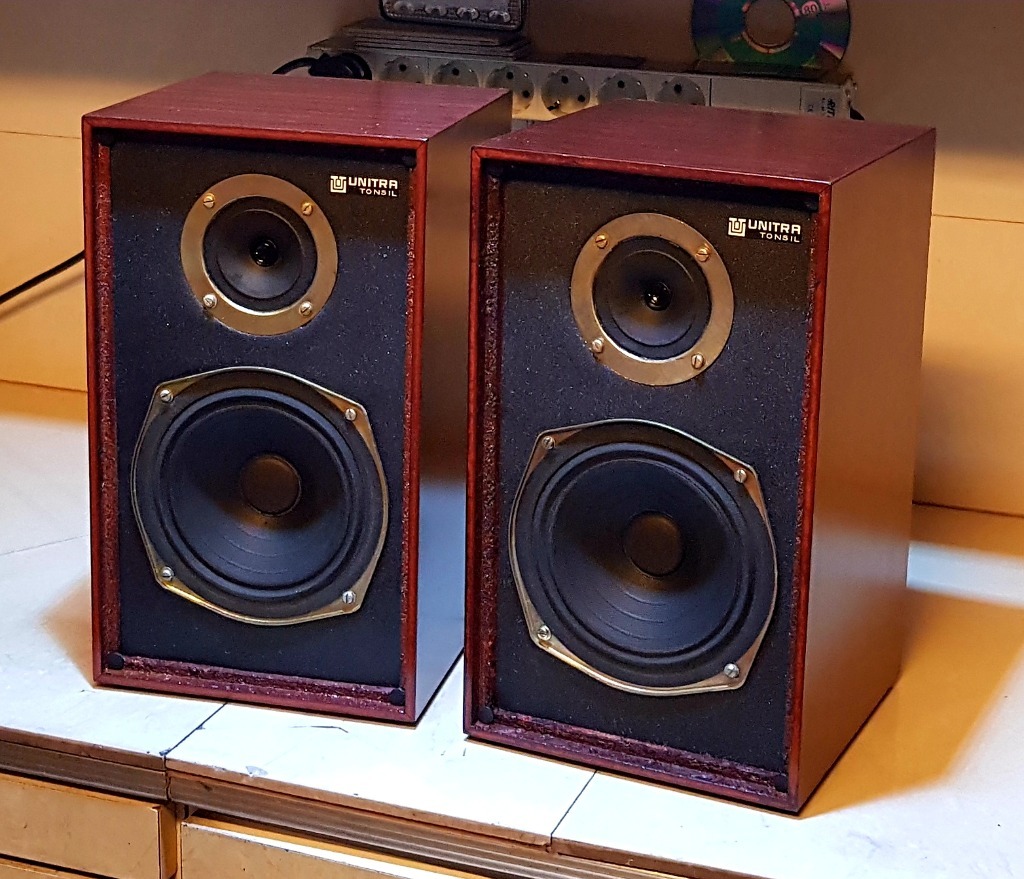 Kolumny głośnikowe unitra tonsil Zg15C I seria 1977r zawieszenie płócienne | Szymiszów | Kup ...