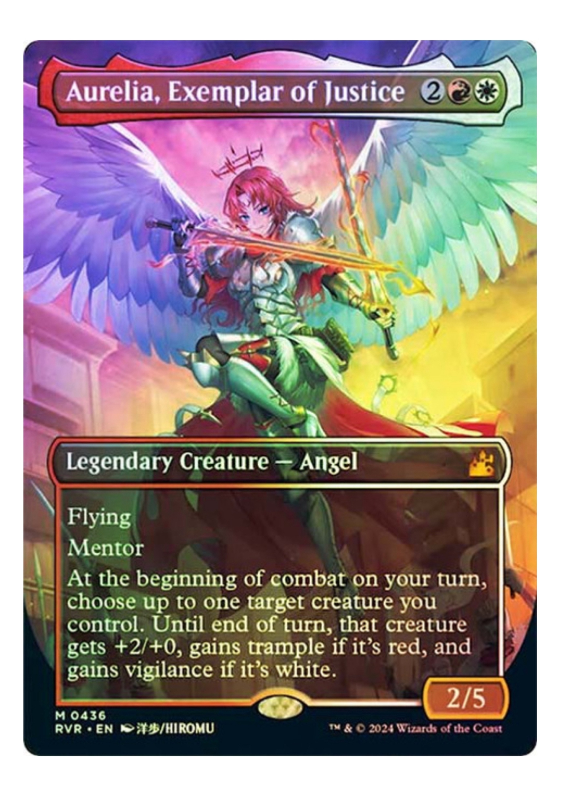 Aurelia, Exemplar of Justice- borderless foil -MtG | Warszawa ...