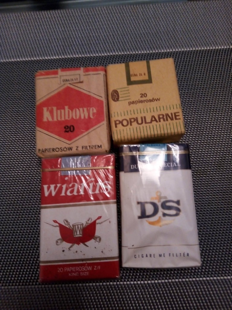 Papierosy kolekcjonerskie - Popularne, Klubowe, DS | Pustków-Osiedle ...