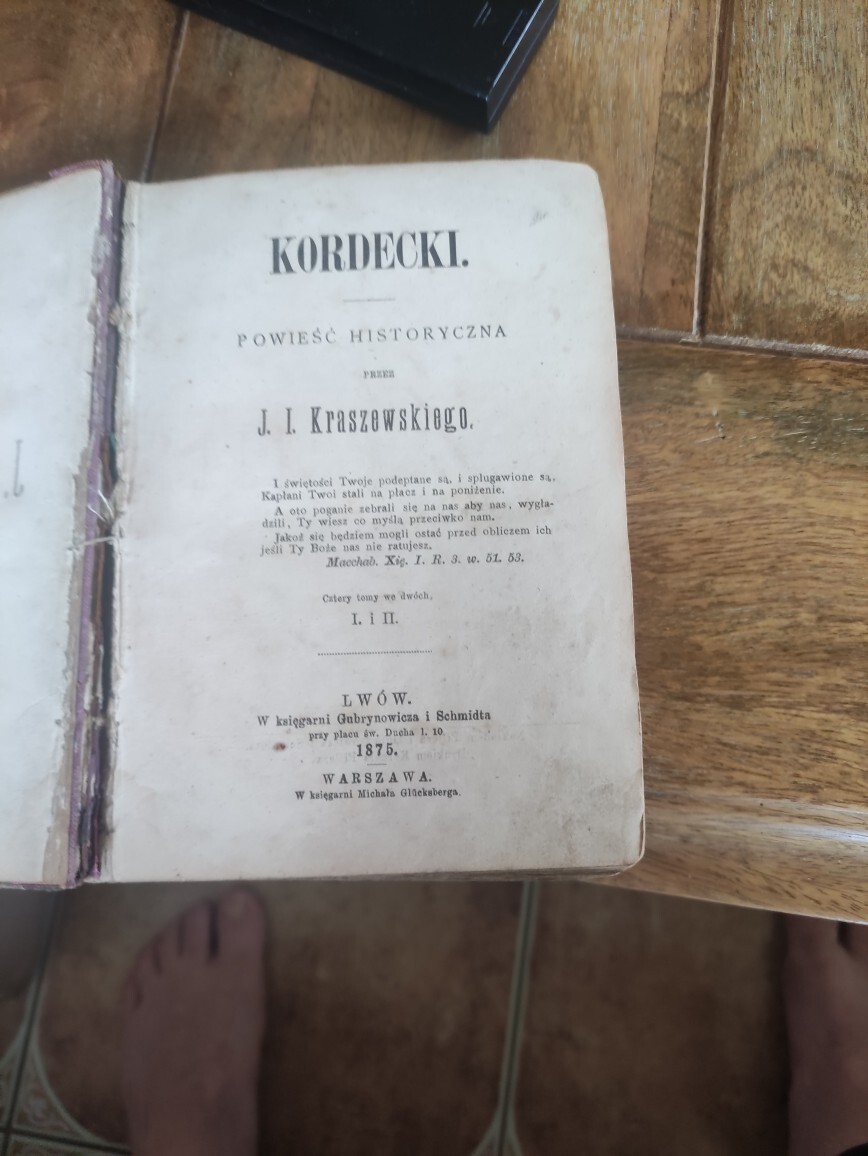 Kraszewski Kordecki powieść historyczna | Michałowice | Kup teraz na ...