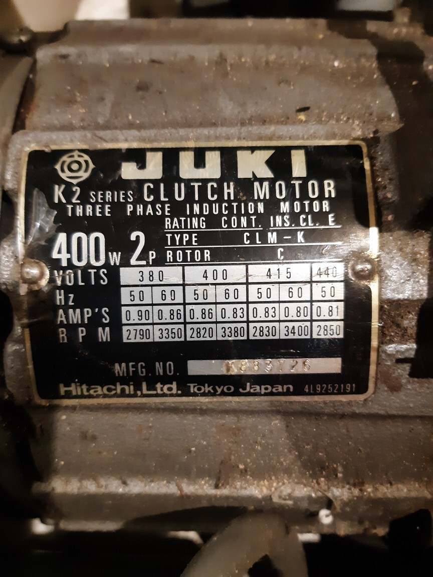 Silnik elektryczny JUKI typ CLMK | Rybnik | Ogłoszenie na Allegro Lokalnie