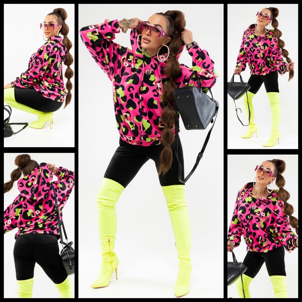 LOLA BIANKA Komplet damski RÓŻOWA Pantera smlxl | Bielawa | Kup teraz na Allegro Lokalnie