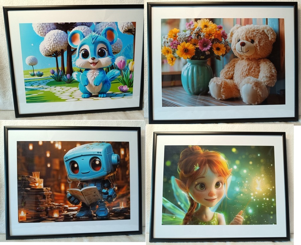 Fotografia A4 ramka aluminiowa 28x35 obrazek pokój dziecięcy ...