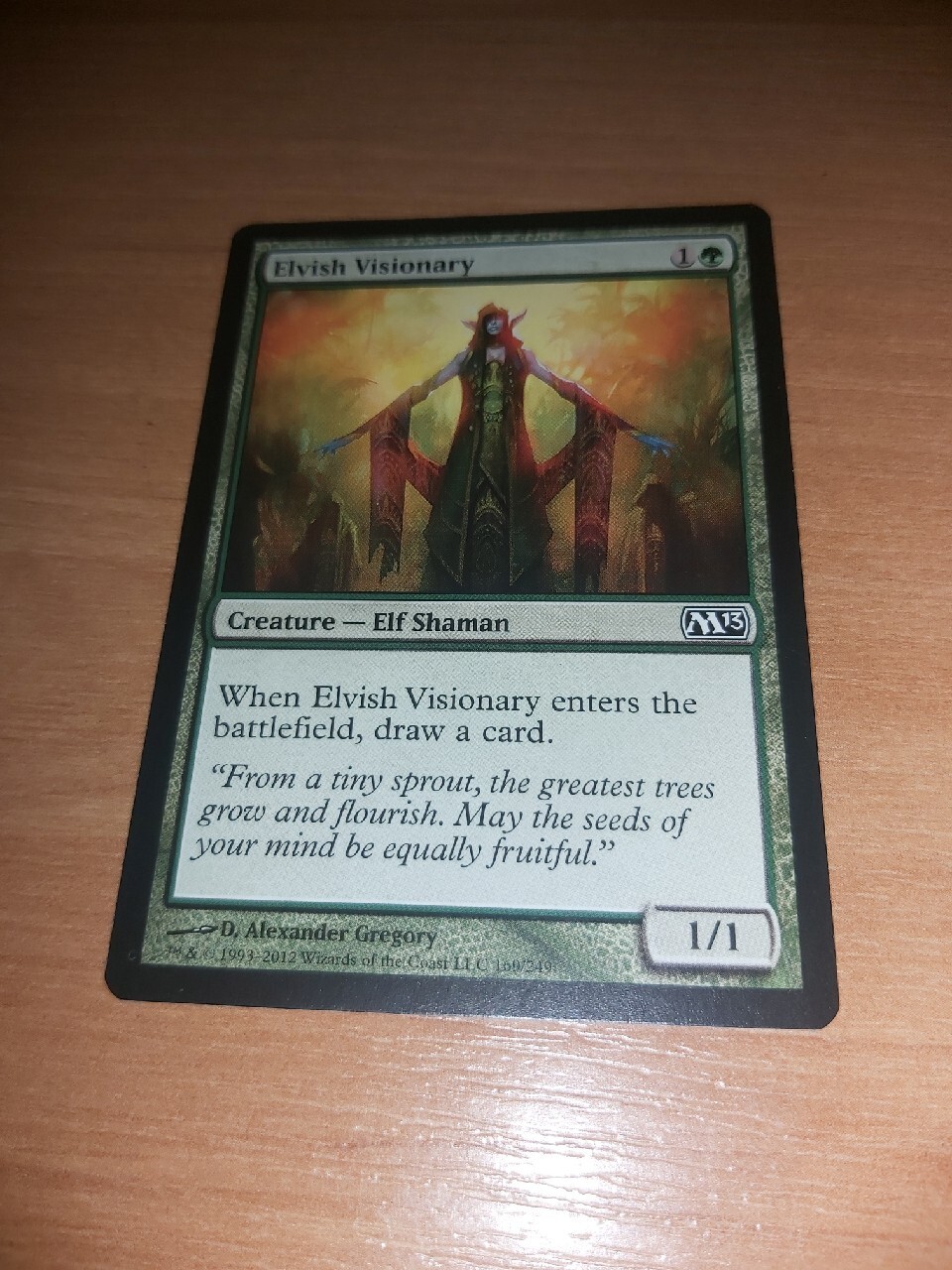 Karta Elvish Visionary. Magic The Gathering | Przemyśl | Kup teraz na ...