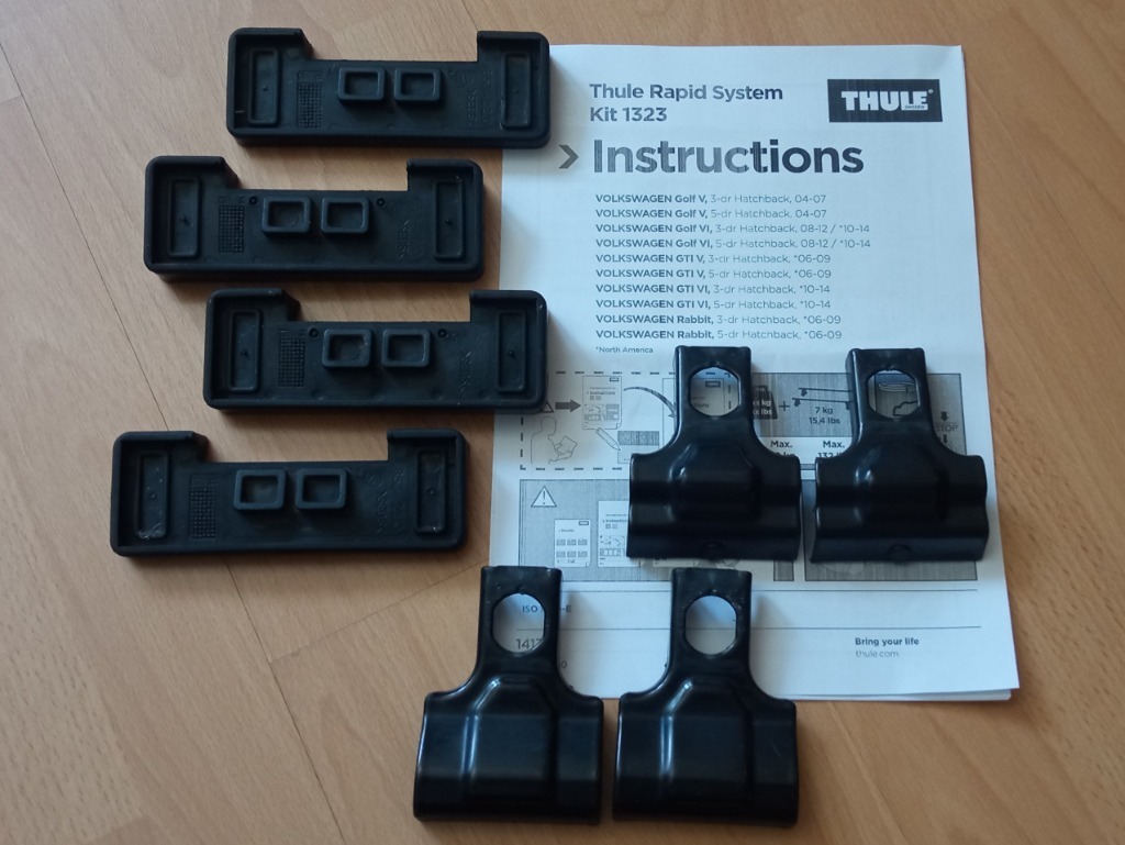 Thule Rapid System KIT 1323 Volkswagen Golf V VI | Kraków | Kup teraz ...