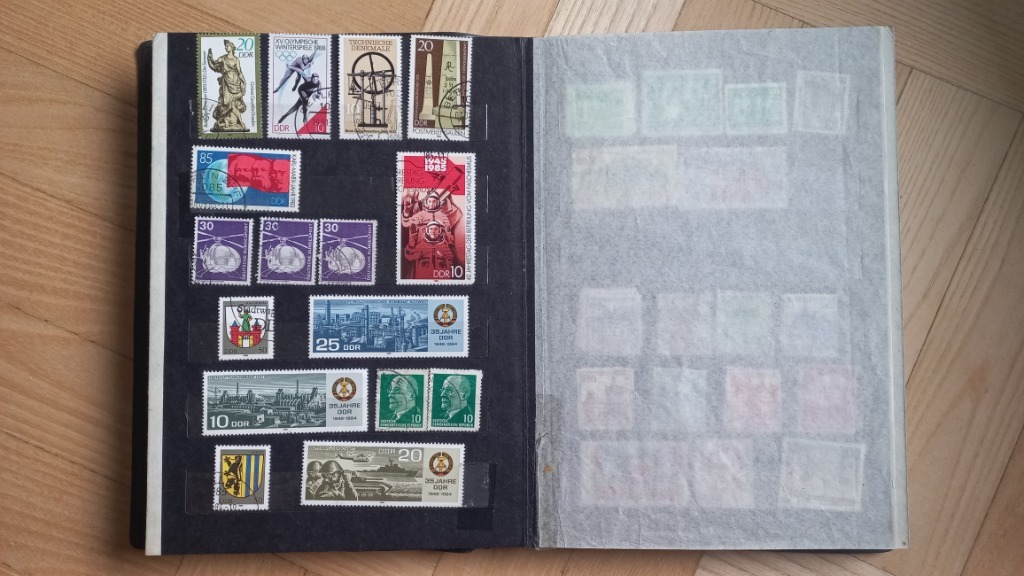 KLASER ze znaczkami DDR RFN Bułgaria | Warszawa | Kup teraz na Allegro ...