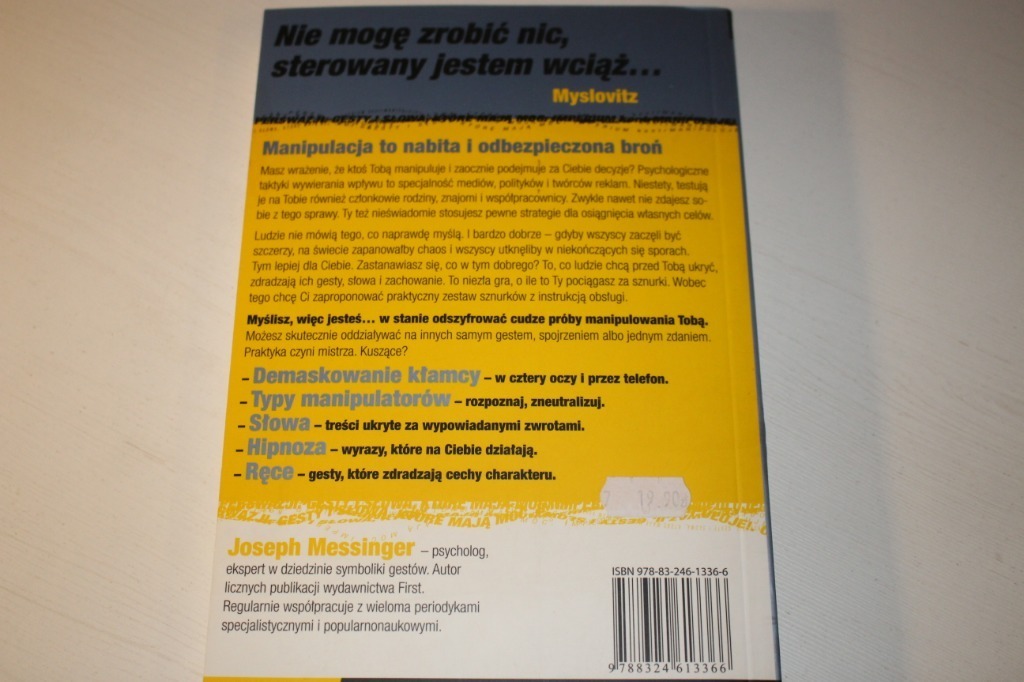 Oręż perswazji gesty i słowa które mają moc | KRAKÓW | Kup teraz na ...
