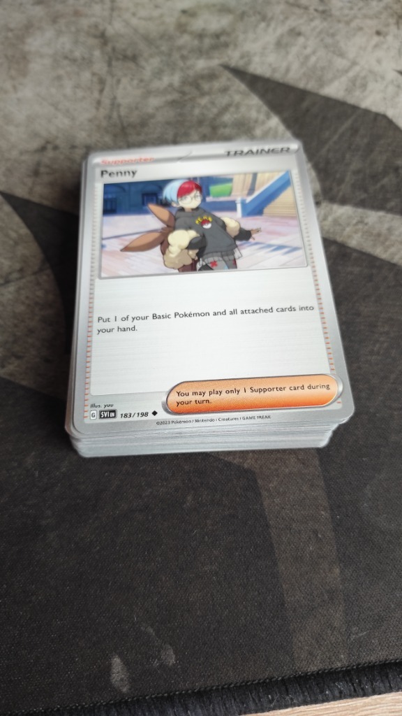 Scarlet&Violet 50szt kart Pokemon common/rare/holo | Skawina | Kup ...