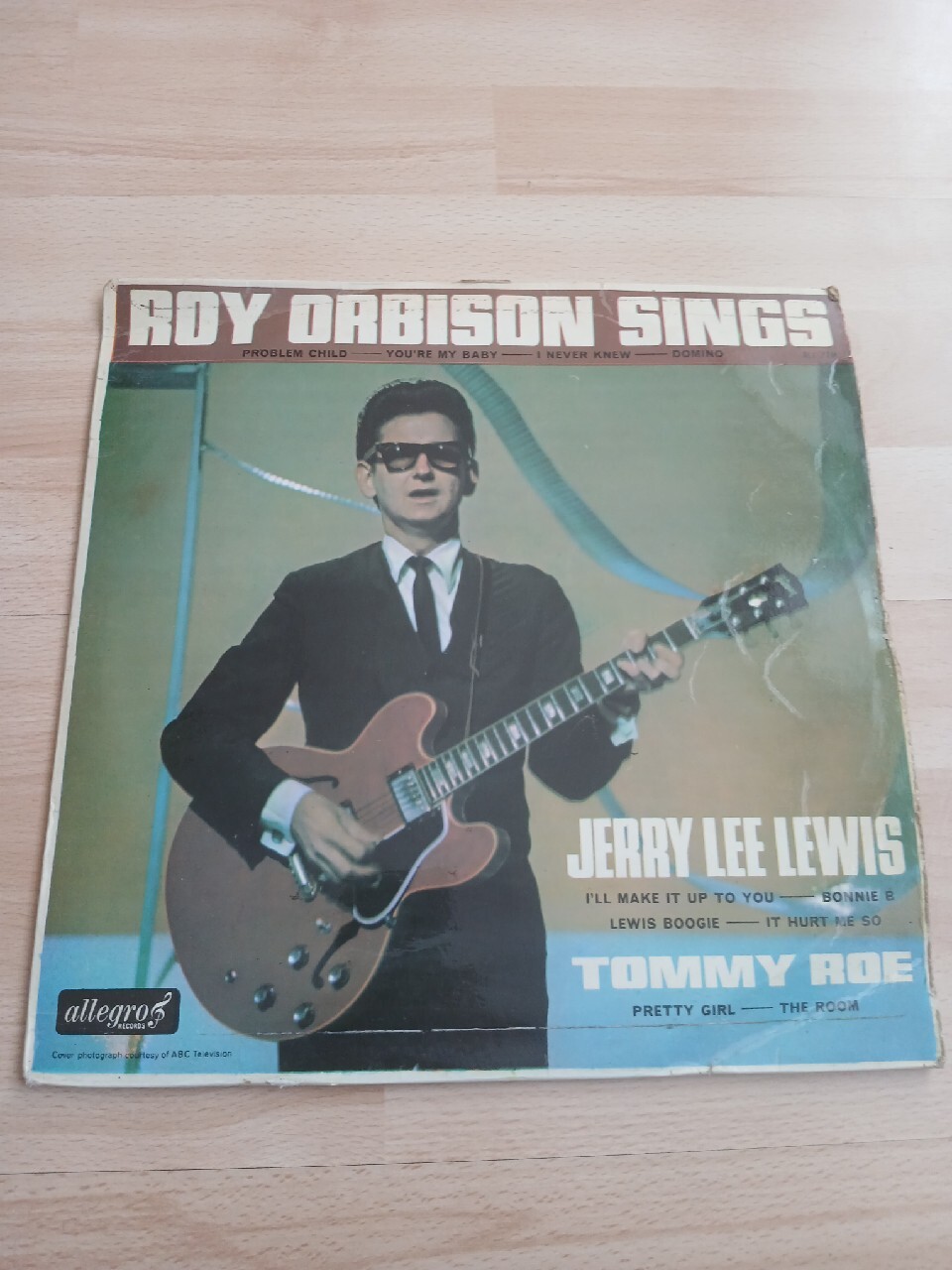 Stara płyta winylowa.RoyOrbison.Jerry Lee Lewis & Tommy Roe.Oryginał ...