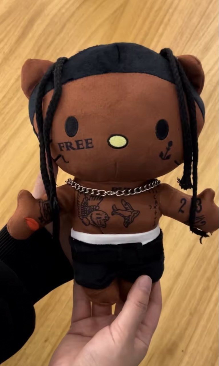 Maskotka pluszak travis scoot hello kitty | Śrem | Kup teraz na Allegro ...