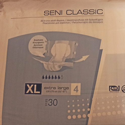 Pieluchomajtki Seni SUPER SENI CLASSIC XL 30 szt. | Łódź | Kup teraz na ...
