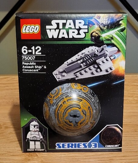 Lego Star Wars 75007 Republic Assault Ship i planeta Coruscant | Rybnik ...