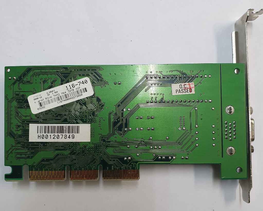 Karta graficzna Nvidia Riva TNT2 M64 32MB AGP | Chełmno | Licytacja na ...