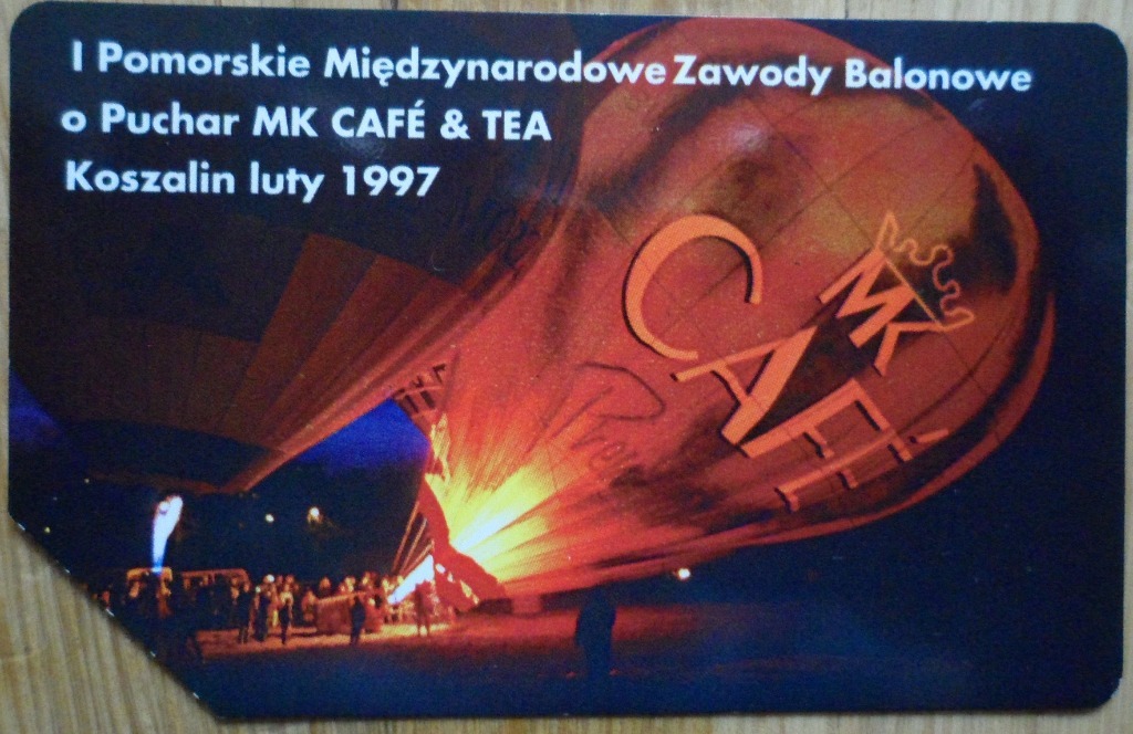 Karta telefoniczna I Pomorski Międzynarodowy Zawodami Balomi o Puchar ...