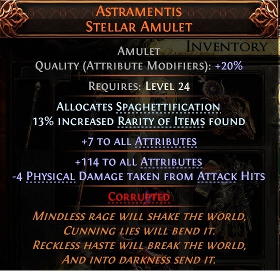 ASTRAMENTIS STELLAR AMULET POE 2 Path of exile 2 | Katowice | Kup teraz ...