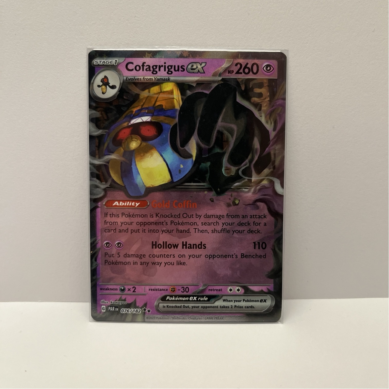 Karta Pokemon TCG Cofagrigus ex Paradox Rift | Gliwice | Kup teraz na ...