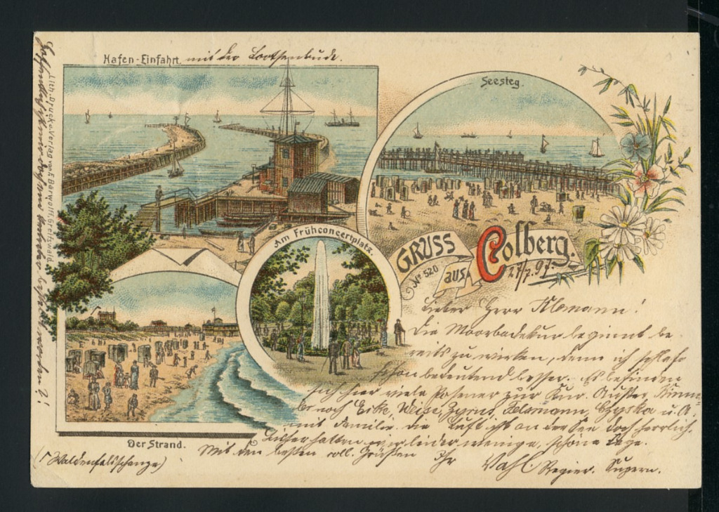 Pozdrowienia z Kołobrzegu-Gruss aus Colberg | Police | Licytacja na ...