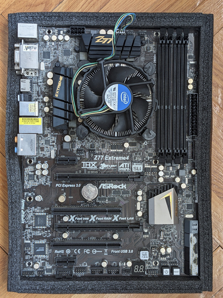 Płyta główna Asrock z77 extreme 4 + Intel i7 2600k +16gb RAM | Kraków | Kup teraz na Allegro ...