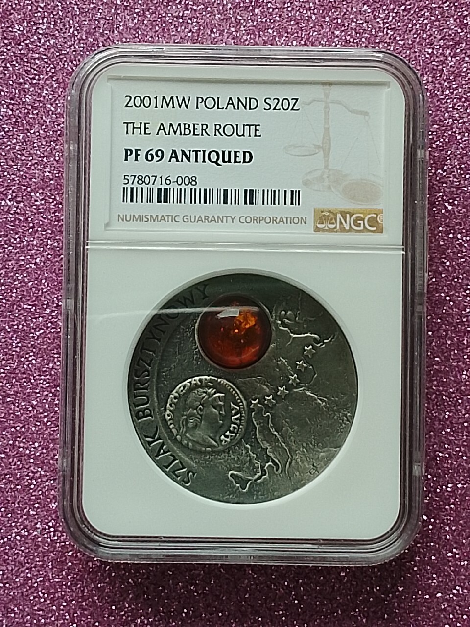 20 Zł 2001 SZLAK BURSZTYNOWY PF69 | Zgierz | Kup teraz na Allegro Lokalnie