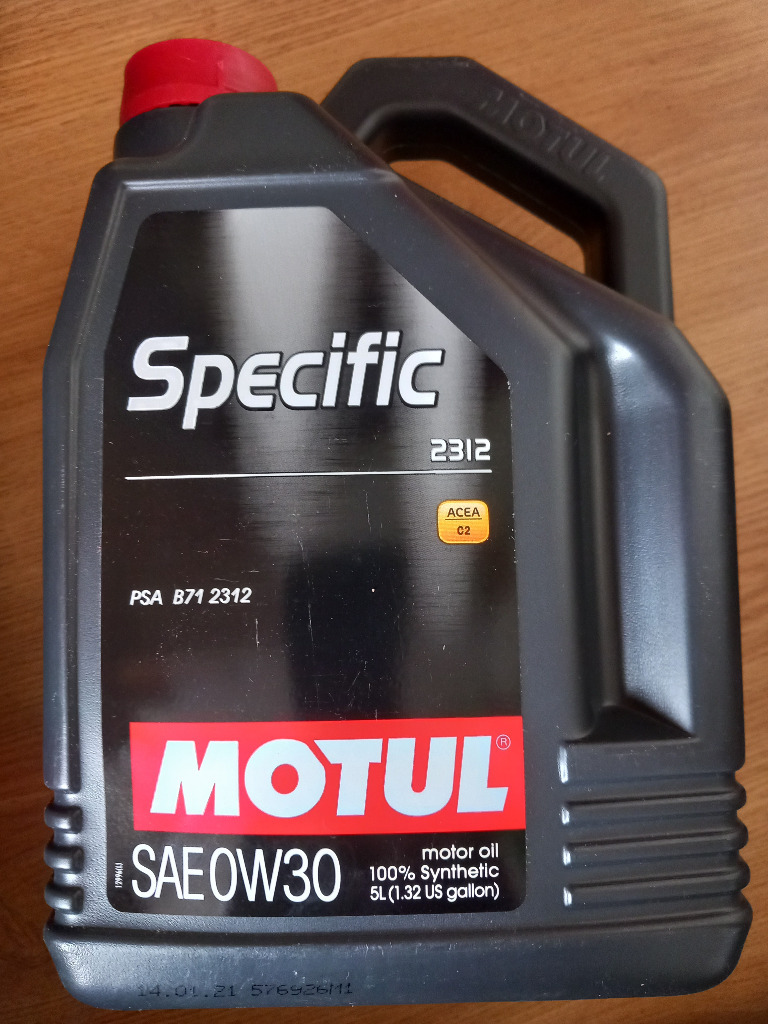 MOTUL SPECIFIC 2312 0W30 5L PSA B71 2312 C2 | WARSZAWA | Kup teraz na ...