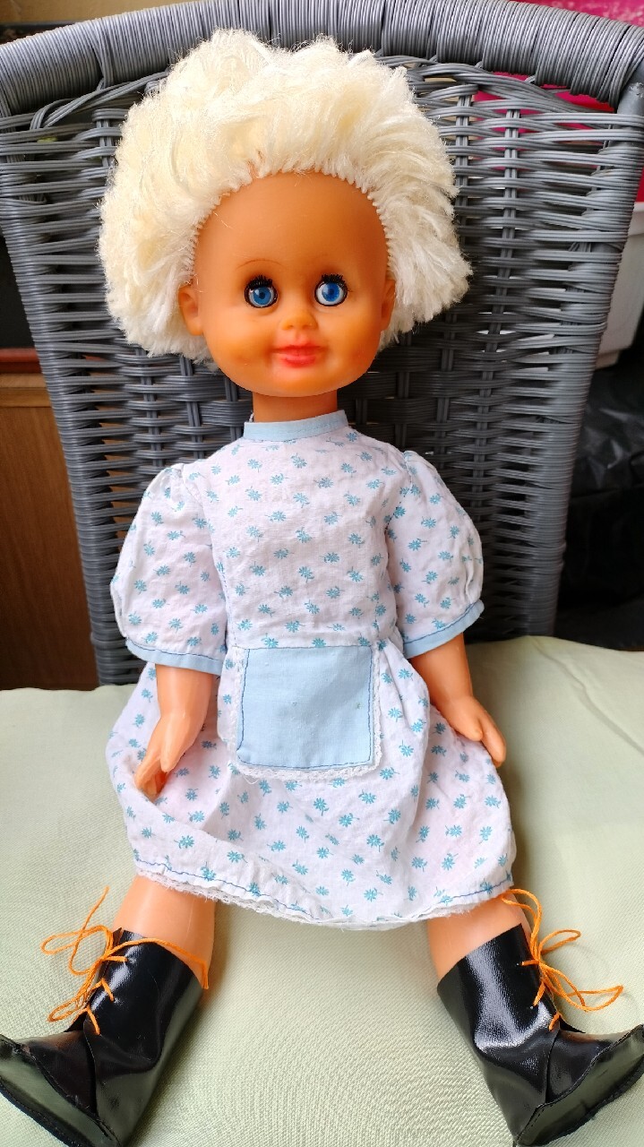 STARA LALKA PRL KRAWAL GABRIELA ORYGINALNY STRÓJ | Czeladź | Kup teraz ...