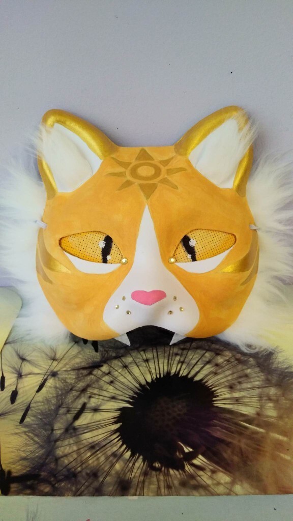 Maska kota.Therian furry cat mask. | Ostrów Wielkopolski | Kup teraz na ...