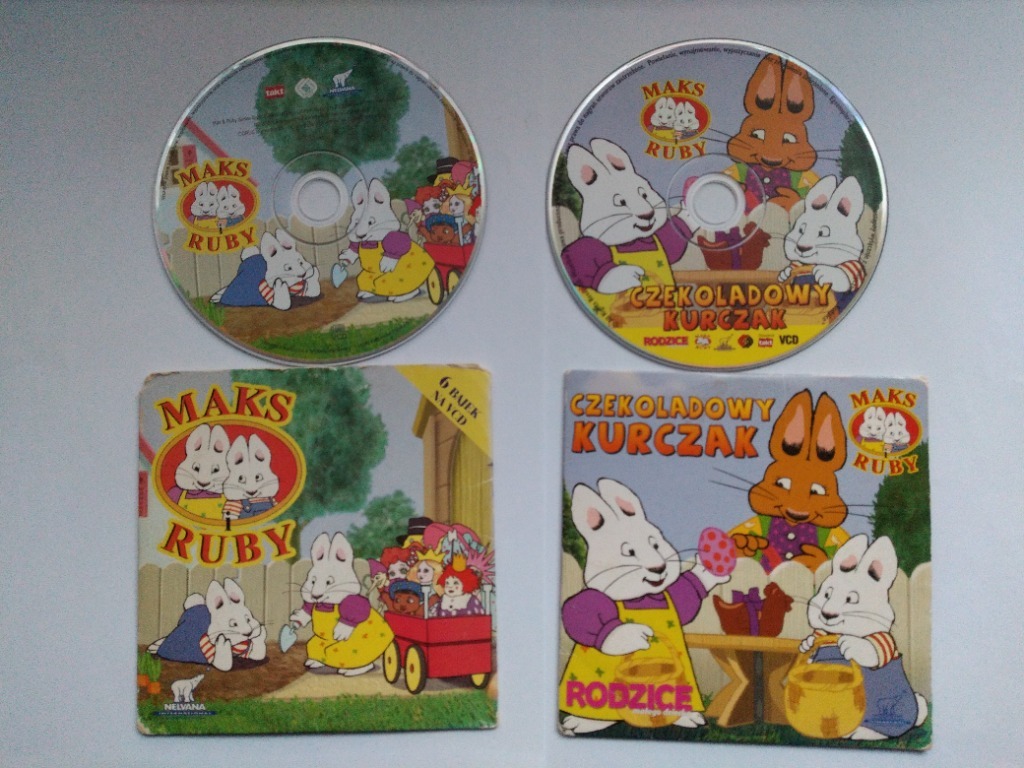 Maks i Ruby Czekoladowy Kurczak 12 Odcinków VCD Bajka Film PL | leszno | Kup teraz na Allegro ...