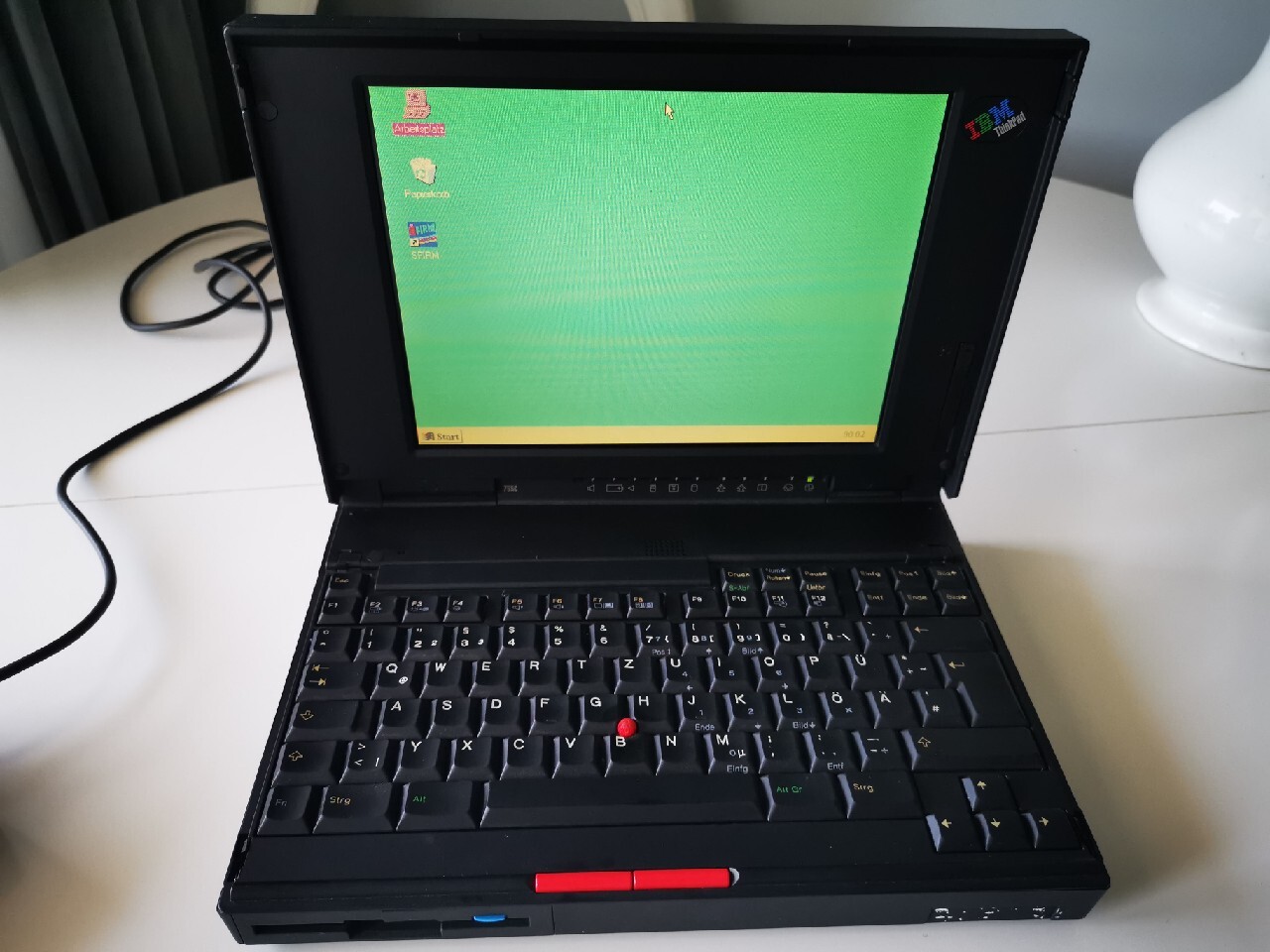 Kolekcjonerski laptop IBM 755C + zasilacz 1995 rok | Prusice ...