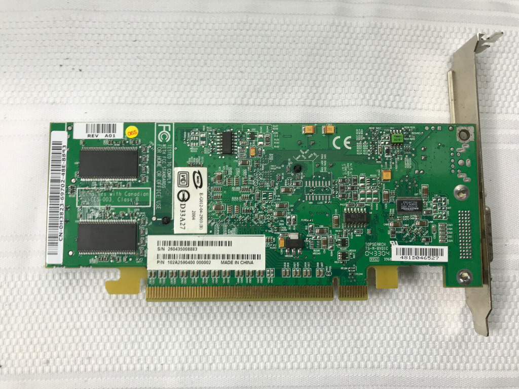 Ati RV370 Video Card Pcie 128Mb DVI (Low Profile) | Warszawa ...