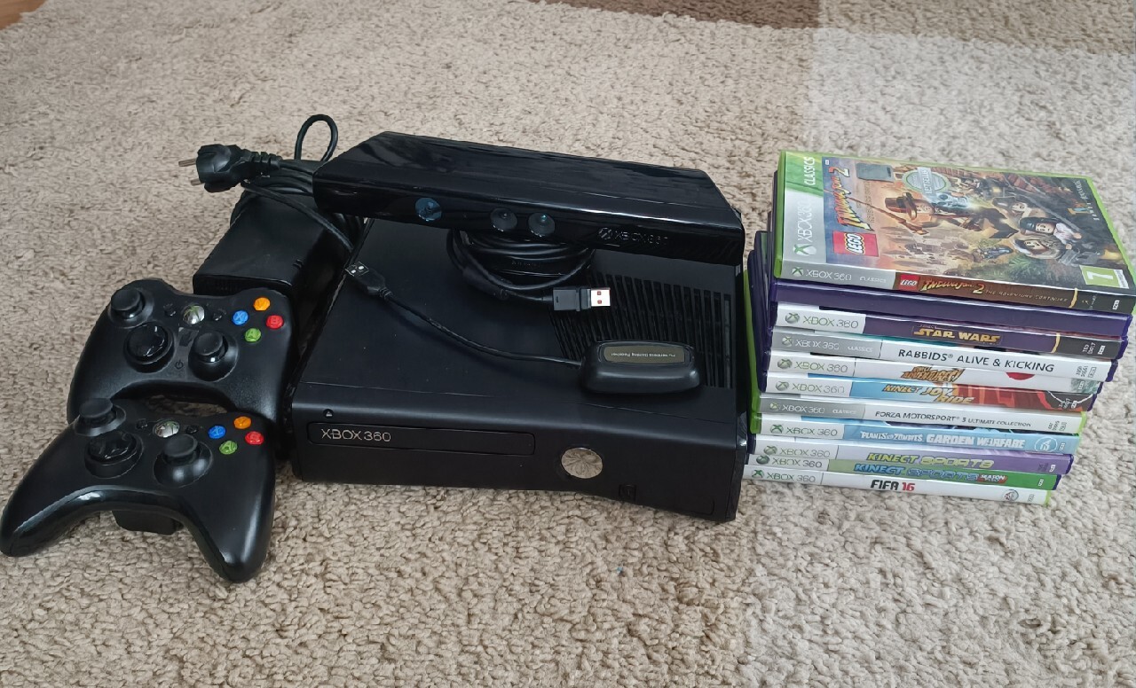 Xbox 350 250GB Kinect 2 pady plus gry bdb stan | Kraków | Kup teraz na Allegro Lokalnie