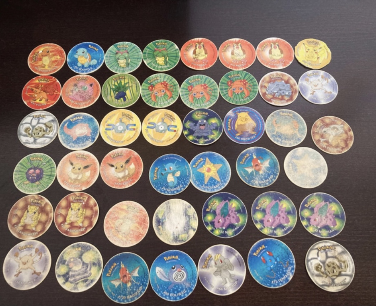 Kapsle pokemon tazo 157 sztuk | Poznań | Kup teraz na Allegro Lokalnie