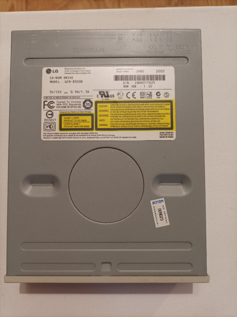 LG CD-ROM 52X MAX GCR-8520B | Chełm | Kup teraz na Allegro Lokalnie