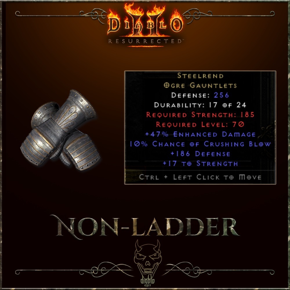 Diablo 2 Resurrected Steelrend Stalorwije 45%+ D2R | Kraków | Kup teraz ...