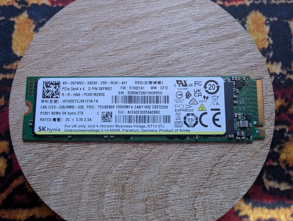 Dysk SSD Nvme SK Hynix PC801 2TB PCIe 4 0 2280 14788h | Łódź | Kup ...