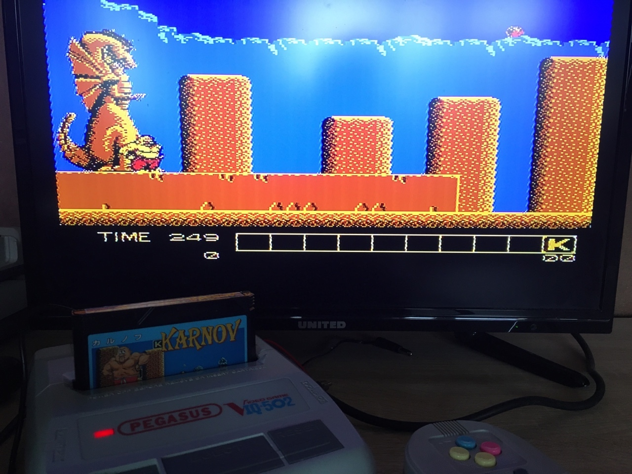 Pegasus gry Karnov. Oryginalna famicom | Tarnobrzeg | Kup teraz na ...