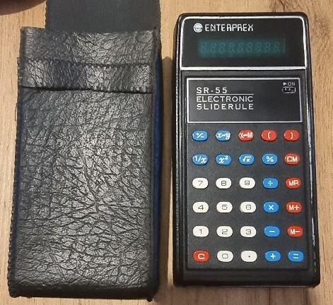 Enterprex SR55 Electronic Sliderule zabytek 1975r | Kretomino | Kup ...
