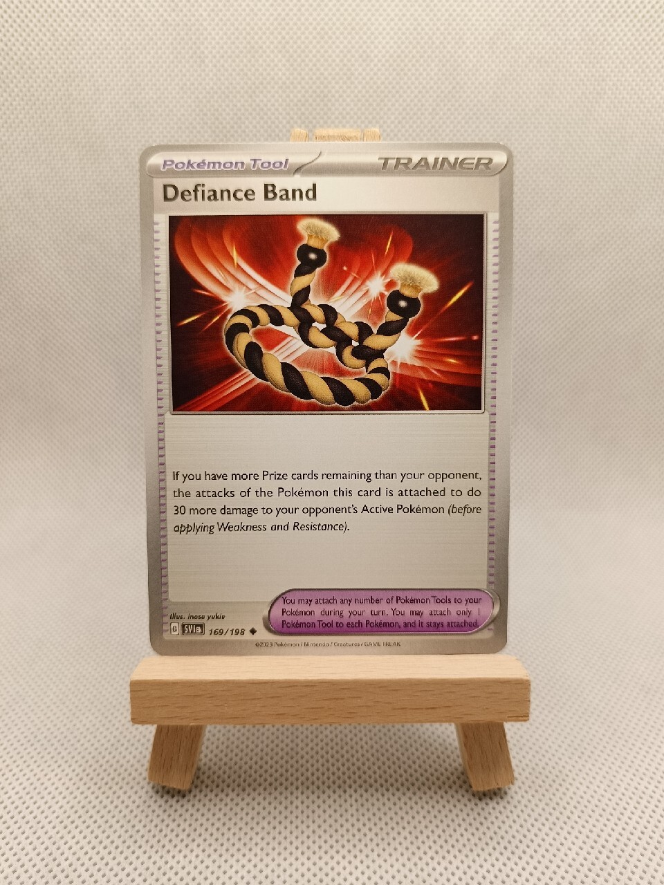Karta Pokémon SVI 169 Defiance Band | Chorzów | Kup teraz na Allegro ...