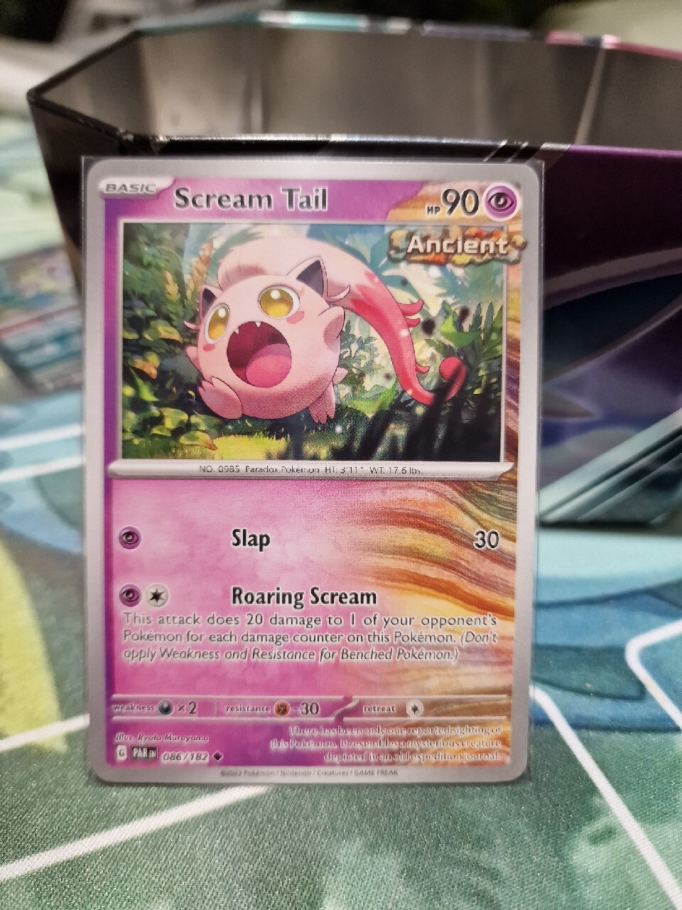 Scream Tail (086 PAR) karta pokemon | Gdańsk | Kup teraz na Allegro ...