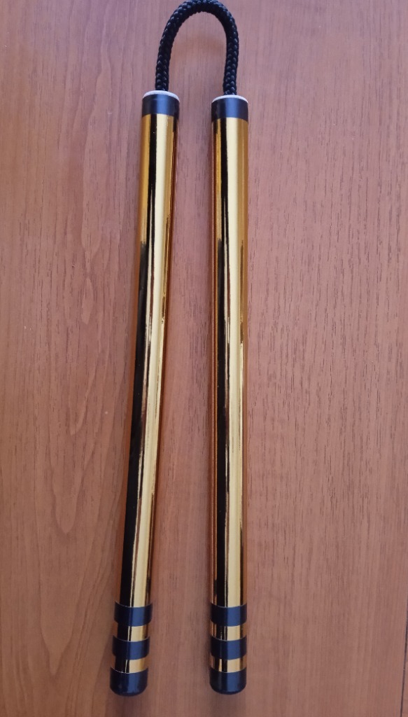 Nunchaku treningowe (złota okleina) | Biała Podlaska | Kup teraz na ...