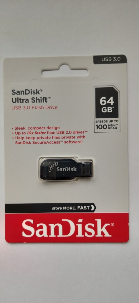 SANDISK ULTRA SHIFT SDCZ410-064G-G46 64 G | Tarnów | Kup teraz na ...